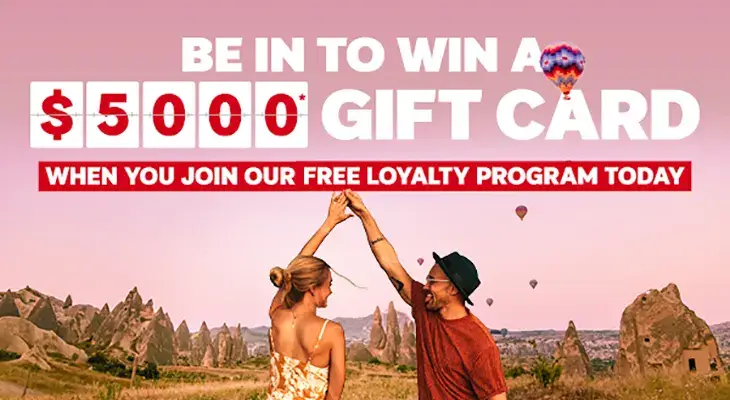 Flight Centre - Win a $5,000 Travel gift card! | NetRewards